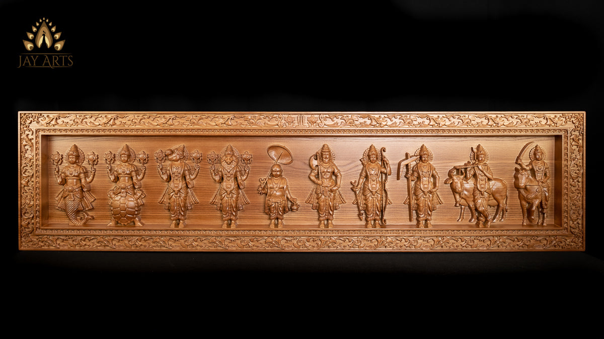 Dasavataram - The Ten Avatars of Lord Vishnu – JayArts.com