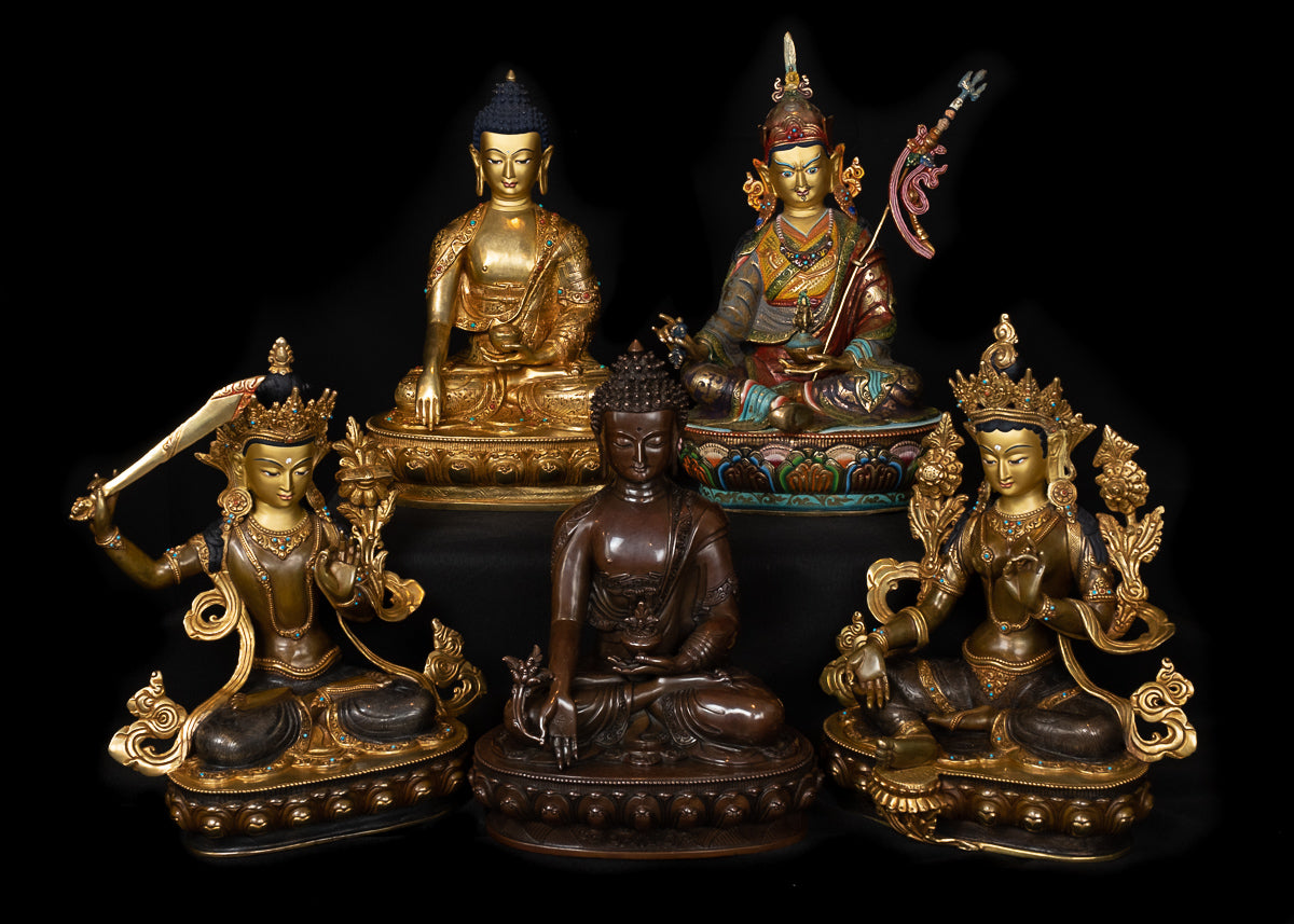 Handcrafted Nepalese Copper Statue – Traditional Himalayan Artistry ...