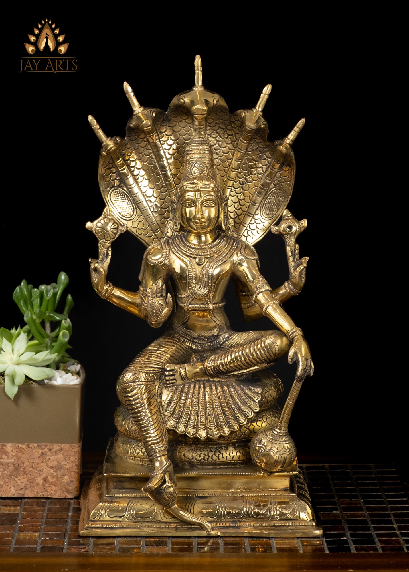 Vishnu Bronze Statue Brooklyn Museum