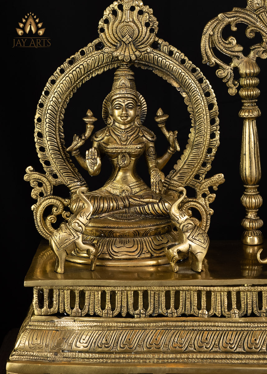 20" The Divine Trinities - Lord Ganesh, Goddess Lakshmi and Goddess Sa ...
