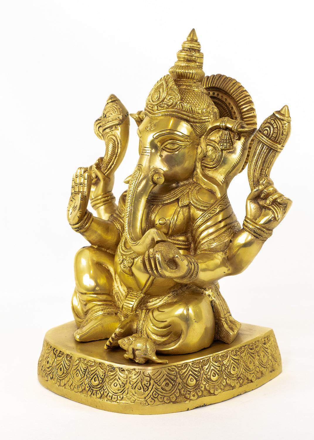 Lord Vigneshwara, Ganesh Statue, Ganapathi Statue, Hindu Brass Statues ...