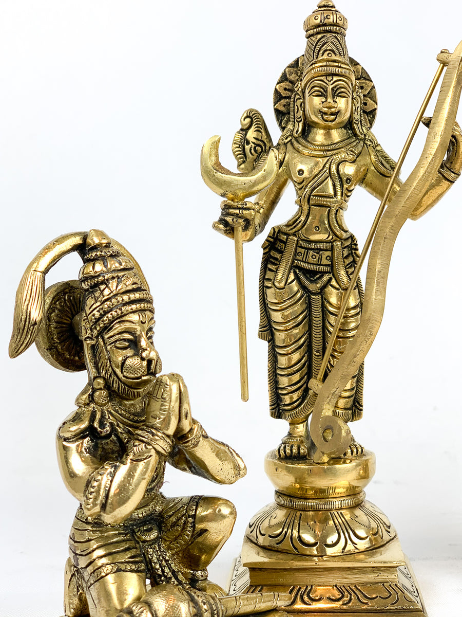 Ram Parivar, Lord Rama, Rama Navami, Lakshmana, Brass Rama Statues ...